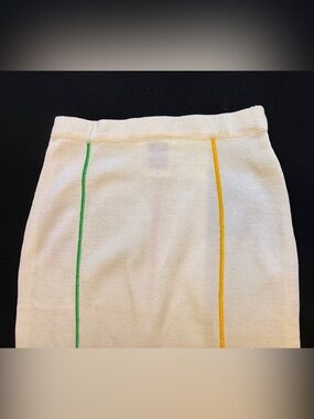 Emanuel Ungaro | Skirts | Emanuel Ungaro Cream Pencil Skirt With Green ...